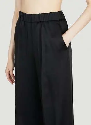 JIL SANDER Split Cuff Technical Pants - Black