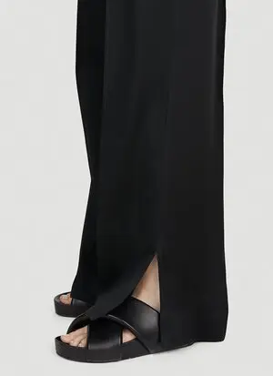 JIL SANDER Split Cuff Technical Pants - Black