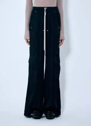 Rick Owens Satin Cargo Pants