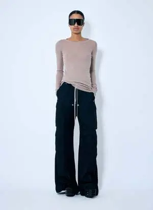 Rick Owens Satin Cargo Pants