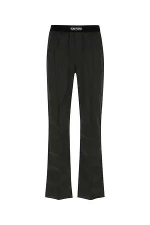 TOM FORD Stretch Satin Pyjama Pant - Black