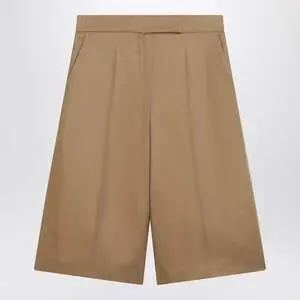 Max Mara Linen Bermuda Shorts - Cream