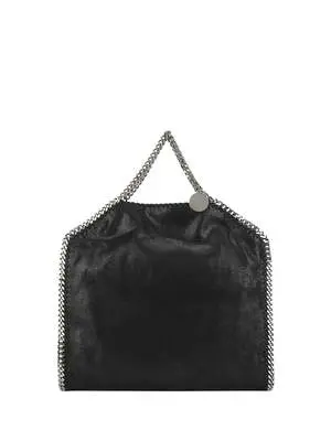 Stella McCartney Falabella Fold Over Tote Handbag - Black