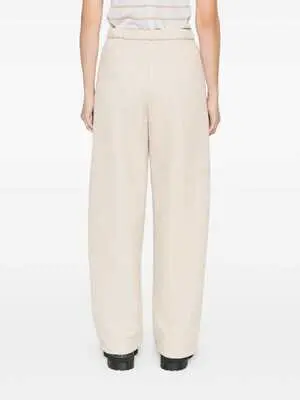 Max Mara Embossed Cotton Blend Trousers - Multicolor