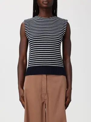 MAX MARA WEEKEND MAX MARA Sleeveless Striped Knit Pullover