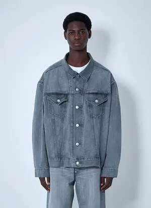 Junya Watanabe Paneled Denim Jacket - Gray