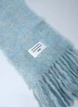 Acne Studios Fringed Wool-blend Scarf