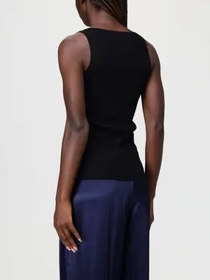 Max Mara Ribbed Tank Top - Black