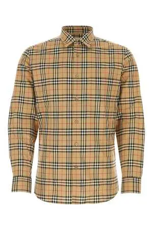 Burberry Embroidered Poplin Shirt - Multicolor