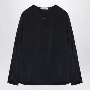 Max Mara Silk-blend Blouse - Blue