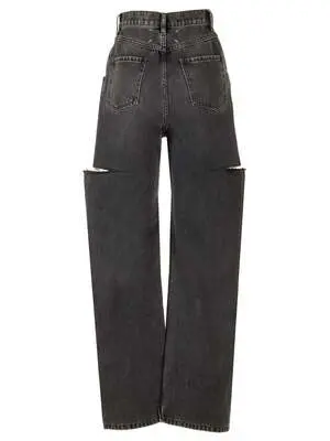 MAISON MARGIELA Distressed Cutout Denim Jeans