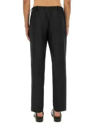 Dries Van Noten Wool Trousers - Gray