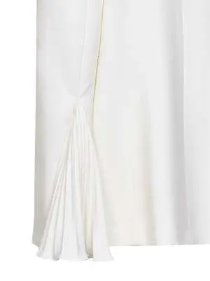 Giuseppe Di Morabito Double-breasted Virgin Wool Blazer With Pleated Detail