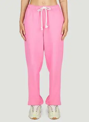 Acne Studios Face Patch Tracksuit Sweatpants - Pink