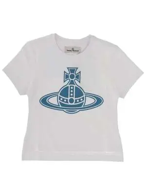 VIVIENNE WESTWOOD Paris Orb Mini T-shirt - White