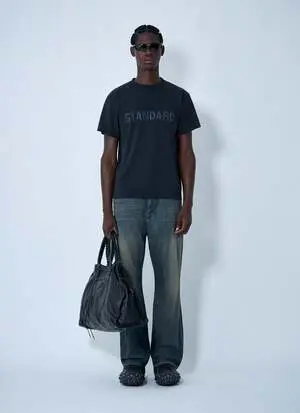 Balenciaga Text Motif T-shirt