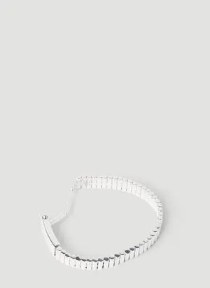 Bottega Veneta Sterling Stacked Bar Tennis Bracelet