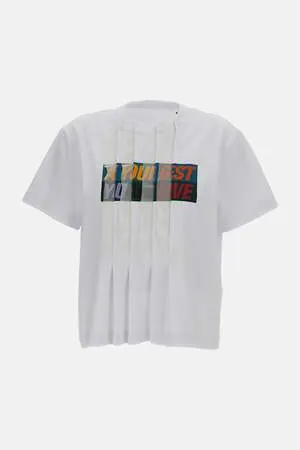 Sacai Printed T-shirts For Women