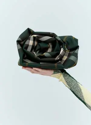 Burberry Rose Check Clutch - Black