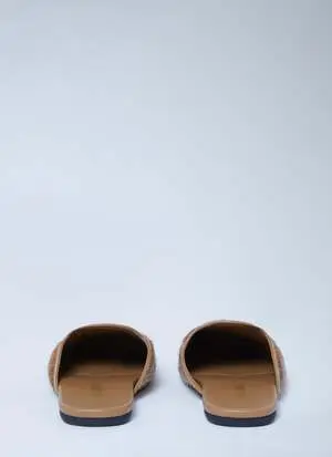 Prada Leather Pony-hair Mules