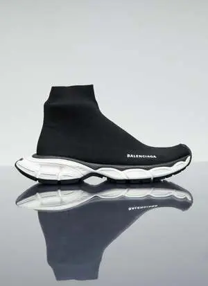 Balenciaga 3xl Knit Sock Sneakers - Black