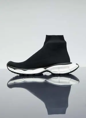 Balenciaga 3xl Knit Sock Sneakers - Black