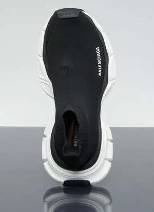 Balenciaga 3xl Knit Sock Sneakers - Black