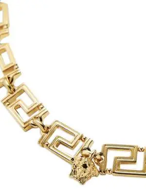 Versace Greek Medusa Necklace - Silver