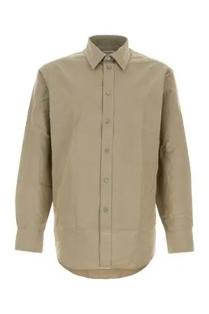 Burberry Khaki Poplin Shirt - Green