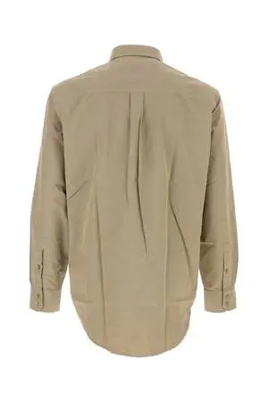 Burberry Khaki Poplin Shirt - Green
