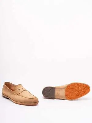Santoni Calf Leather Loafers