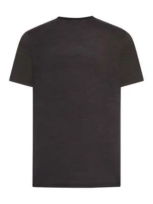 Saint Laurent Cassandre T-shirt In Striped Wool