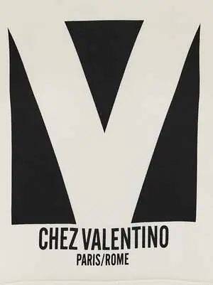 Valentino Garavani Oversized Hoodie With 'chez Print