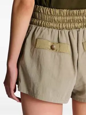 Balmain Elasticated Waist Cargo Shorts - Green