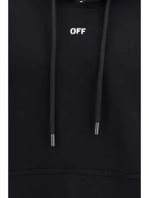Off-White Skate Hoodie With Printed Logo - Black
