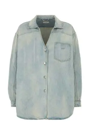 1989 STUDIO Denim Oversize Shirt - Blue