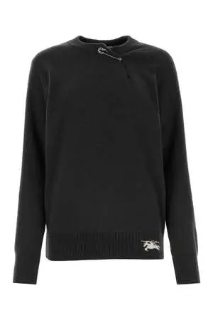 Burberry Anthracite Cashmere Sweater - Gray