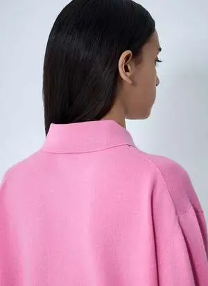 Miu Miu Wool Sweater With Logo Motif