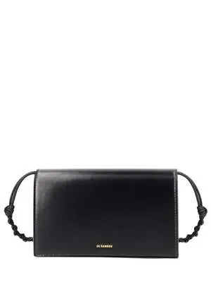 JIL SANDER Tangle Wallet With Logo - Black