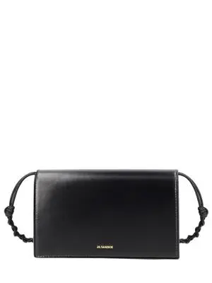 JIL SANDER Tangle Wallet With Logo - Black