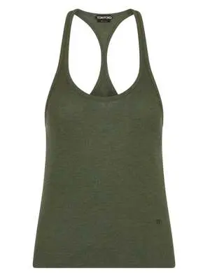 TOM FORD Silk Blend Top - Green