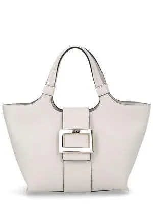 ROGER VIVIER Belle Vivier Mini Bag - White