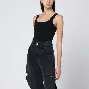 ENTIRE STUDIOS Viscose Blend Top - Black