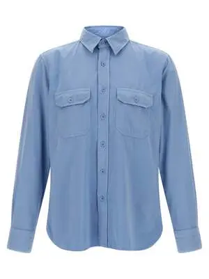 TOM FORD Faille Shirt - Blue