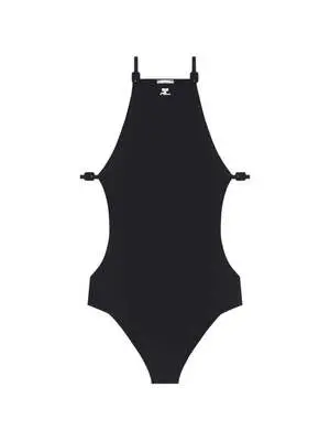 COURREGES One-piece Swimsuit With Cut-out Detail - Black