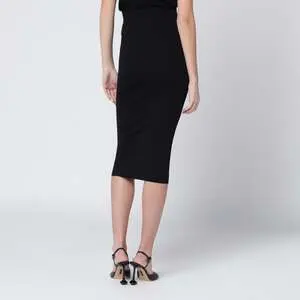 ENTIRE STUDIOS Viscose-blend Midi Skirt - Black