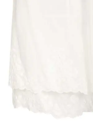 FORTE_FORTE Embroidered Voile Long Skirt