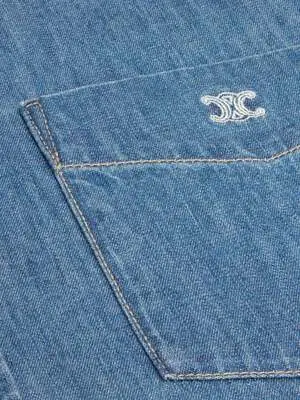 Celine Cotton Shirt With Triomphe Detail