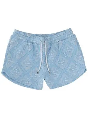 Casablanca Monogram Weave Shorts - Multicolor