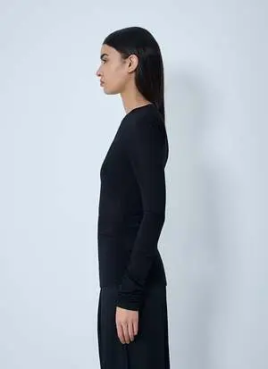 Our Legacy Strain Slim Top - Black